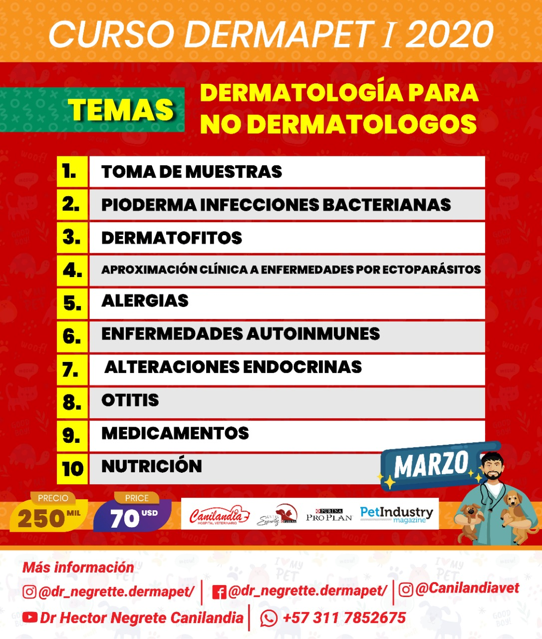 Curso Dermapet 2020 - Pet Industry